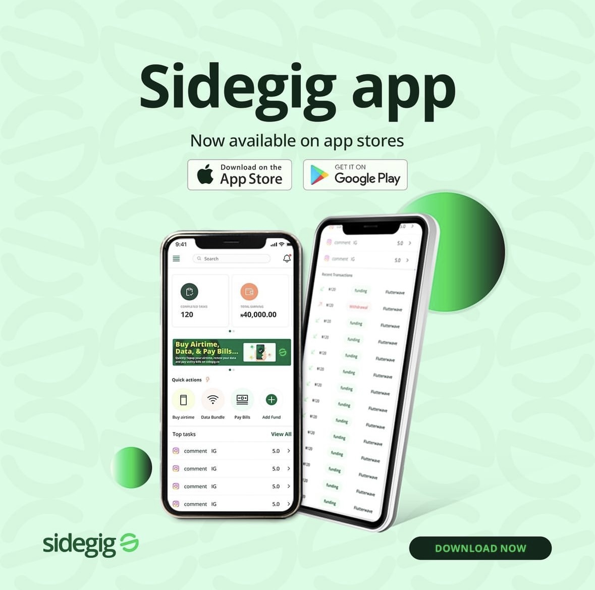 App - Sidegig